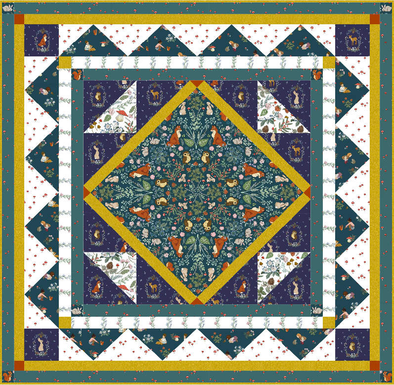 "Woodland Magic" Quilt Pattern – Belle & Boo
